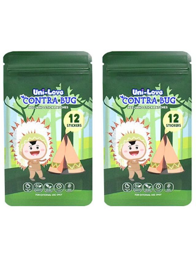 Uni-love Contra Bug Peel and Stick Patches (2-Pack | edamama